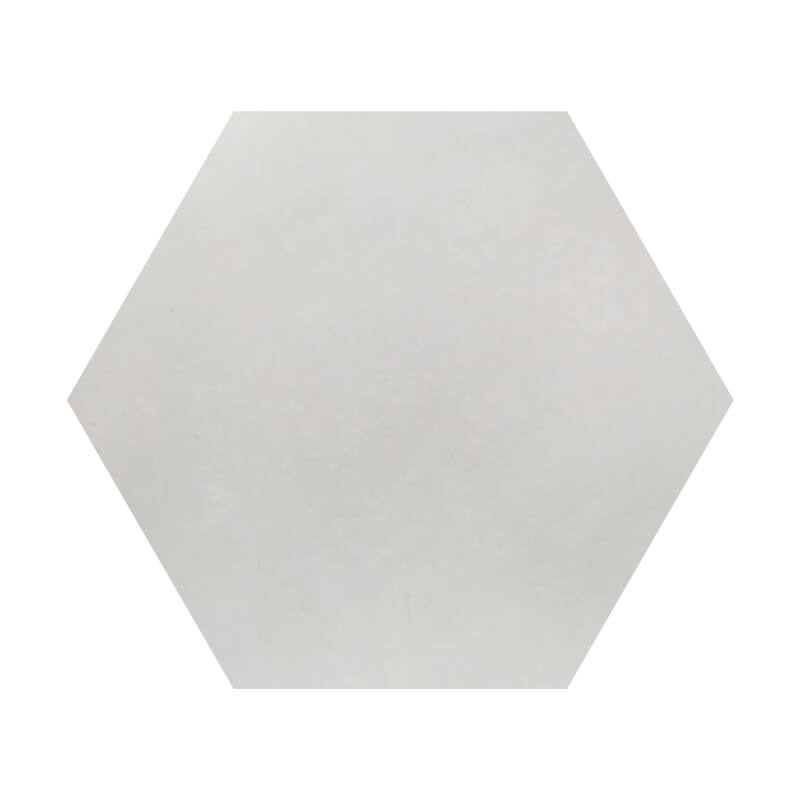 Mosaico De Lechada Hexagonal Gris Blanco